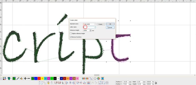 Create Your Own Wilcom Esa Font With Font Creator Wilcom Product Blog 9435