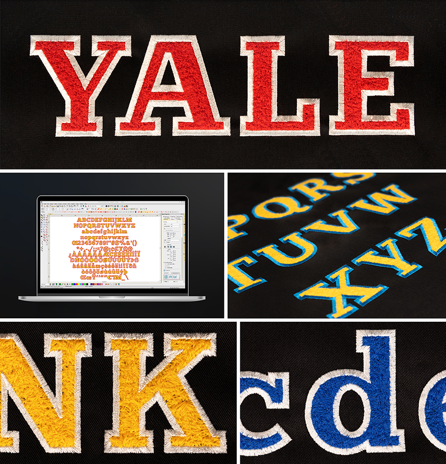 YALE Faux Chenille ESA Font Wilcom Product Blog