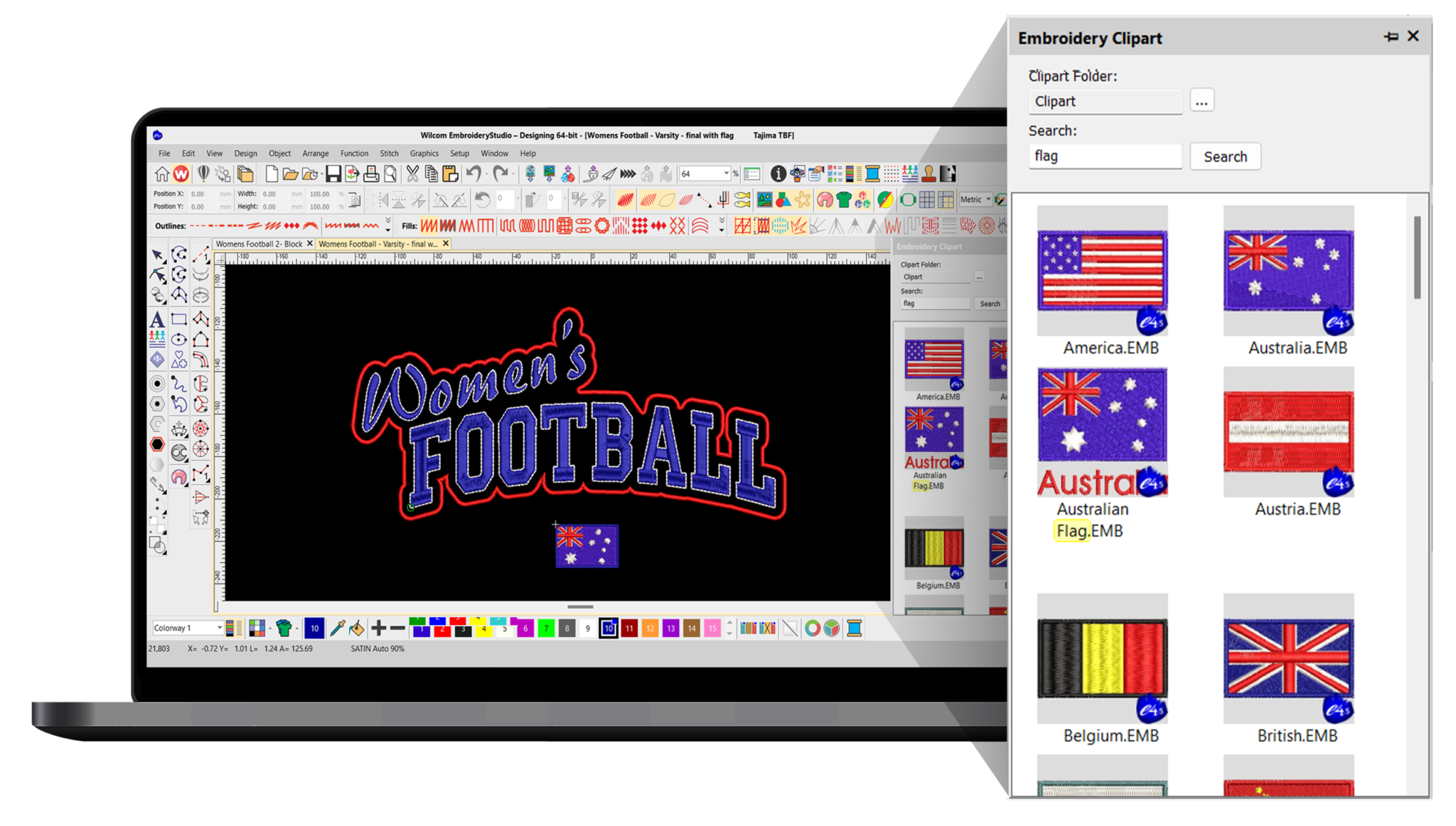 Wilcom’s Lettering Art for Sports Logos