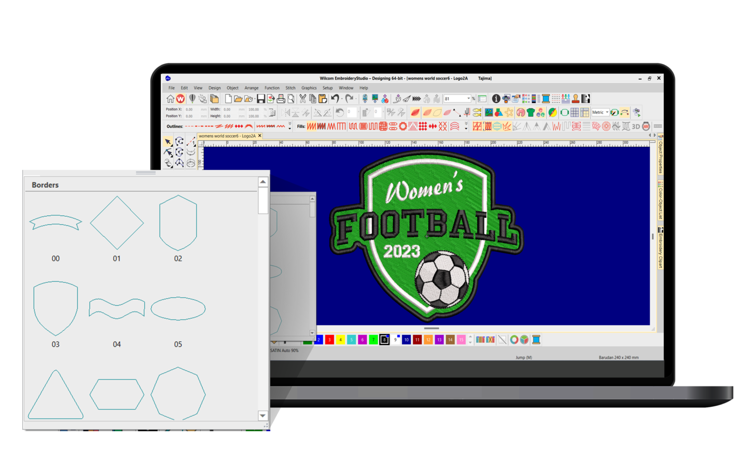 Wilcom’s Lettering Art for Sports Logos